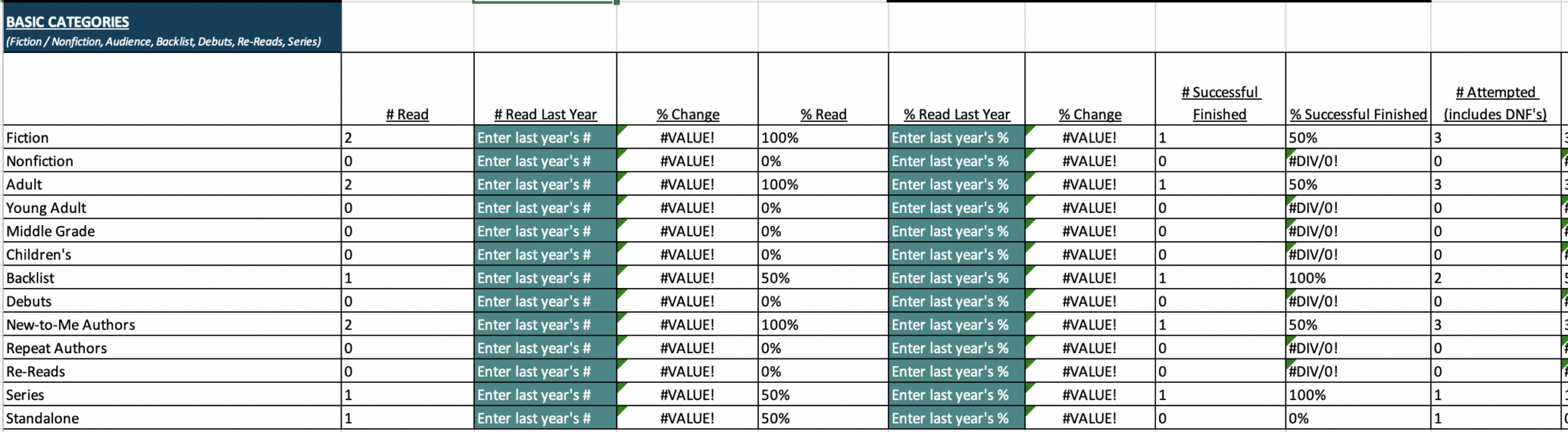 The 2022 Rock Your Reading Tracking Spreadsheet - Sarah's Bookshelves The 2022 Rock Your Reading Tracking Spreadsheet - Sarah's Bookshelves